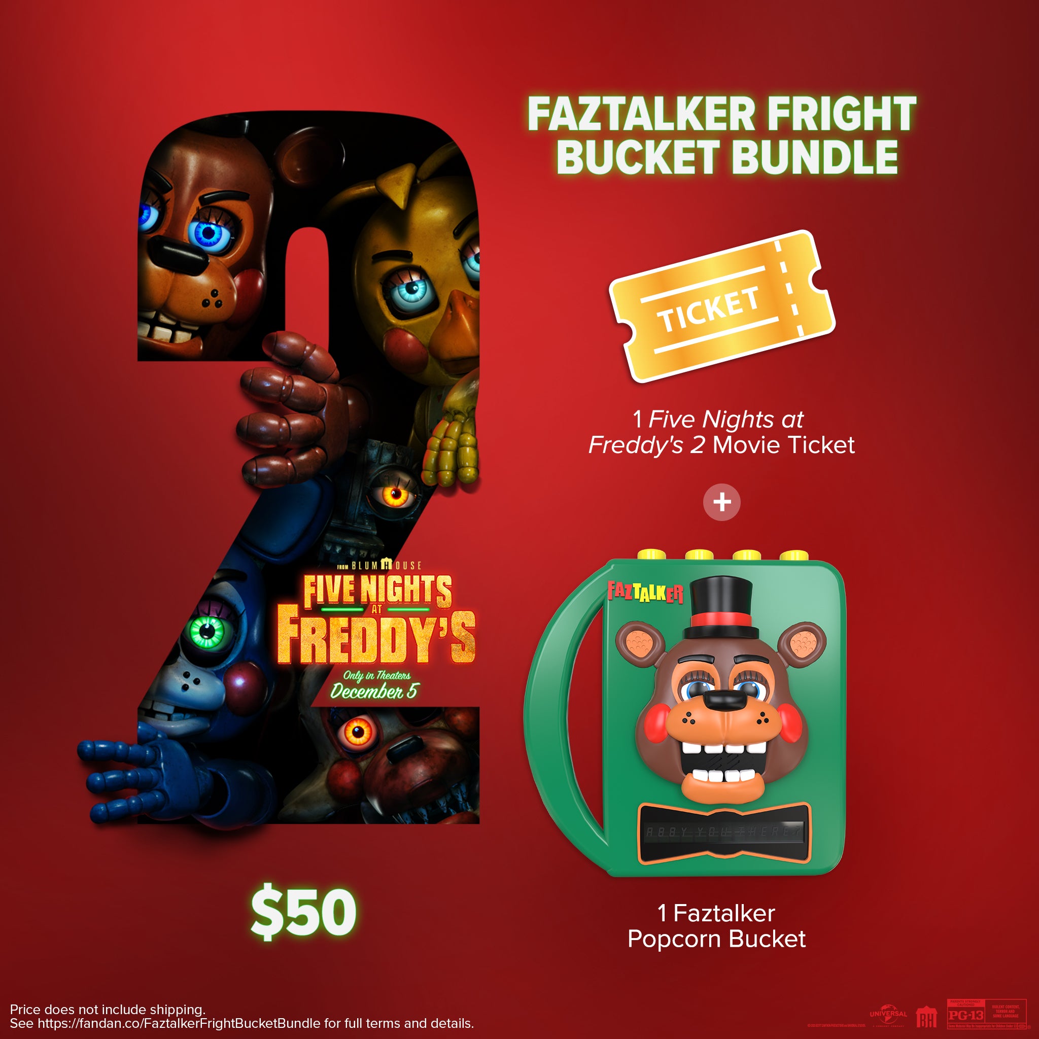 Faztalker Fright Bucket Bundle – Fandango Media